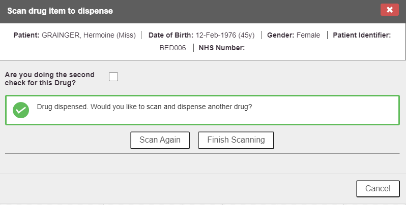 Pharmacy QR Labels Generating a barcoded label - Dispensing / Releasing ...