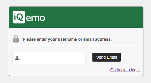 How do I reset my iQemo password? – iQ HealthTech